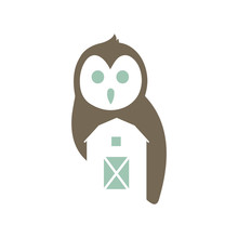 Vintage Barn Owl Label Free Stock Photo - Public Domain Pictures