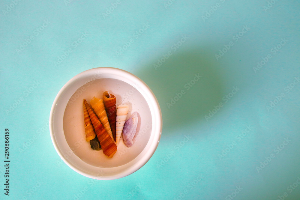 Minimalist conceptual still life photo depicting concept of plastic ...