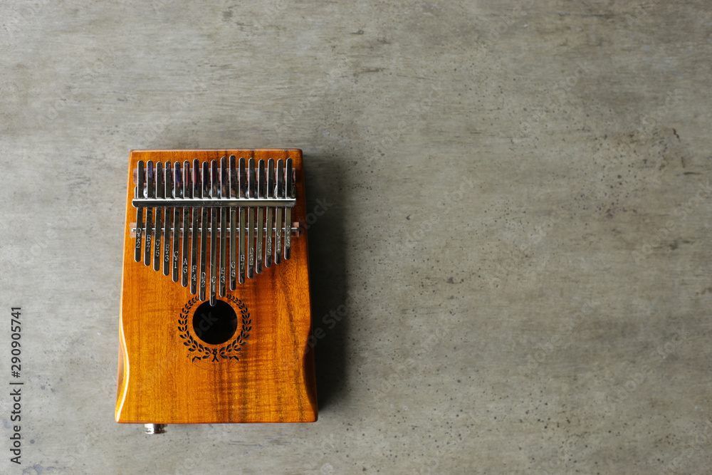Photo Stock Kalimba or mbira is an African musical instrument ...