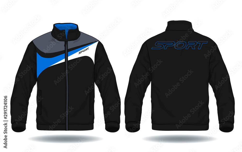 Vector illustration of sport jacket. Stock Vector | Adobe Stock