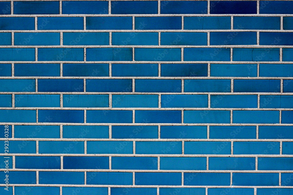 Blue Bricks Stock Photo | Adobe Stock