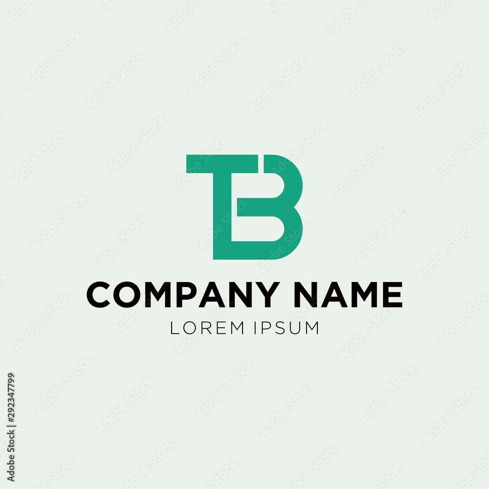 letter design logo tb Stock Vector | Adobe Stock