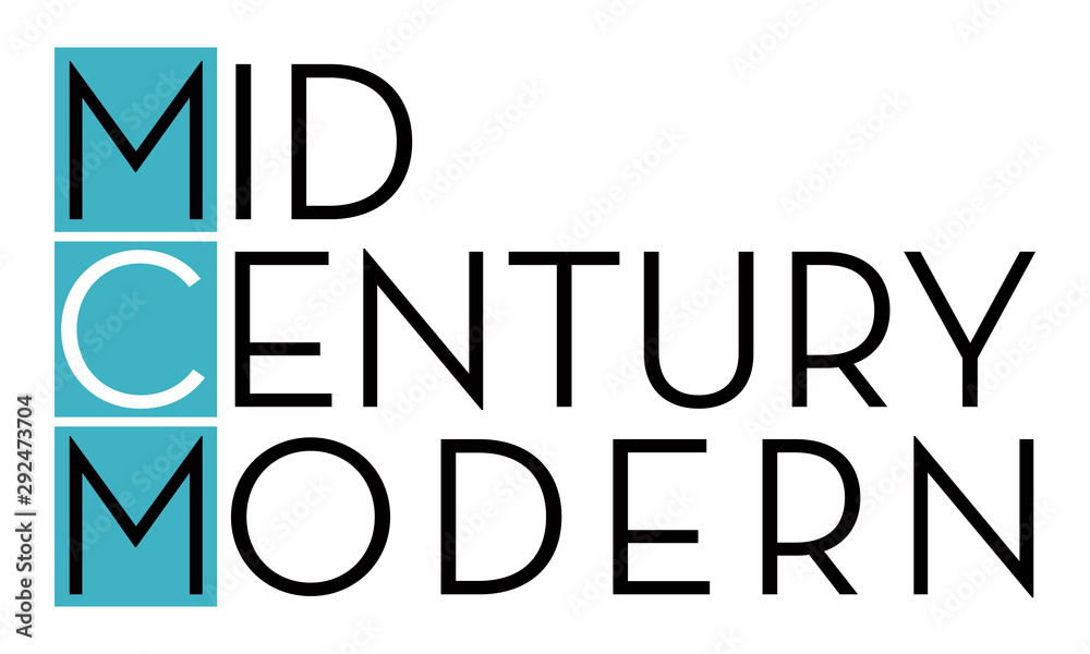 Mid-Century Modern Logo Type | MCM Typography | Vintage Furniture ...