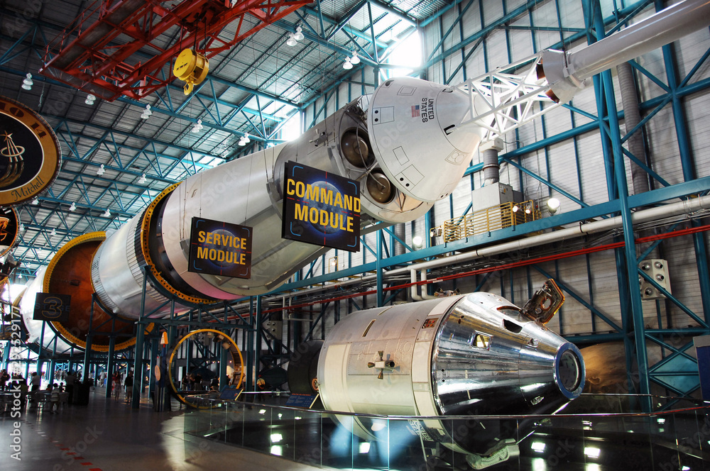 The Saturn V - at the Kennedy Space Center - is a non-reusable, multi ...