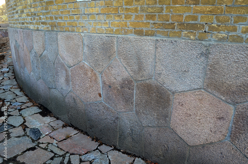 Polygonal foundation masonry. The masonry is similar to the abandoned ...