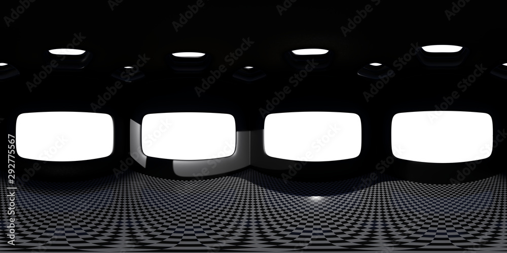 4K HDRI map, spherical environment panorama background, abstract high ...