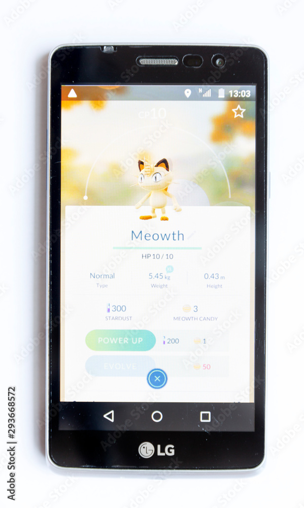 Sofia, Bulgaria - July 23, 2016: A mobile phone showing on screen ...