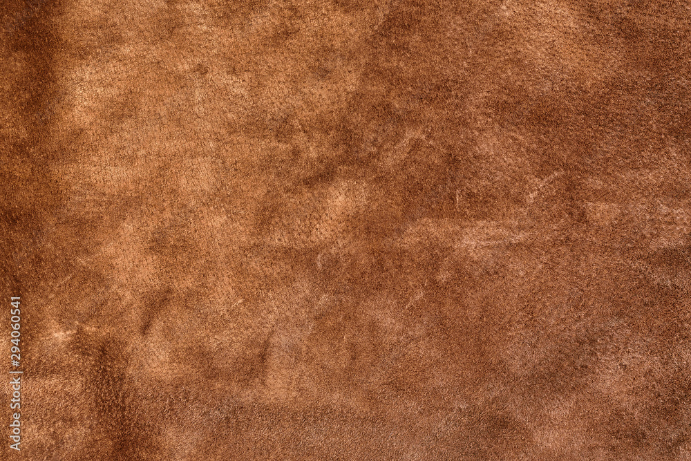 Smooth seamless texture suede . Brown color. Genuine Leather Stock ...