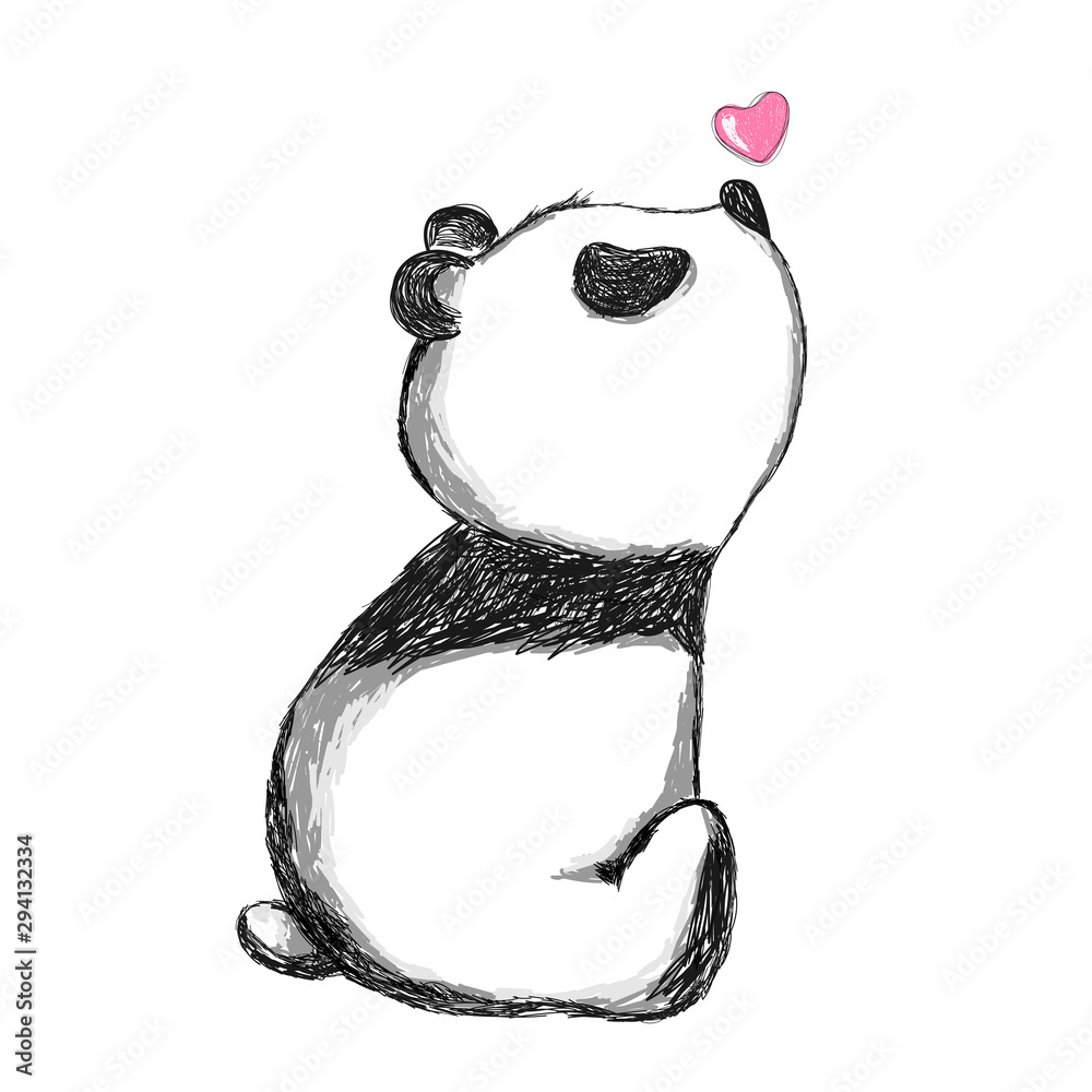 Slodkierysunkiczerwonejpandyolowkiem