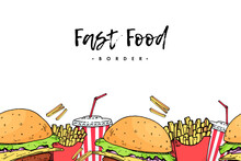 Burger Border Free Stock Photo - Public Domain Pictures