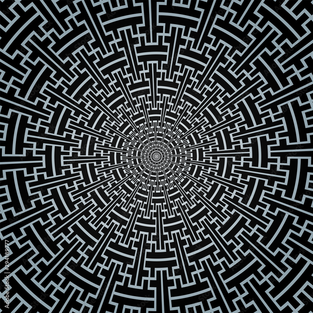 sayagata swastika ornament circle pattern. Stock Vector | Adobe Stock