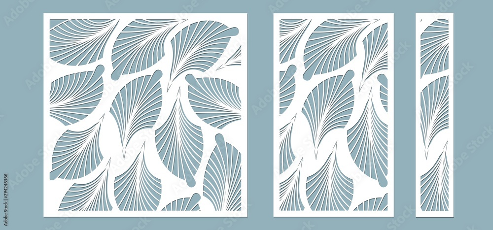 Set, panel for registration of the decorative surfaces. Abstract ...