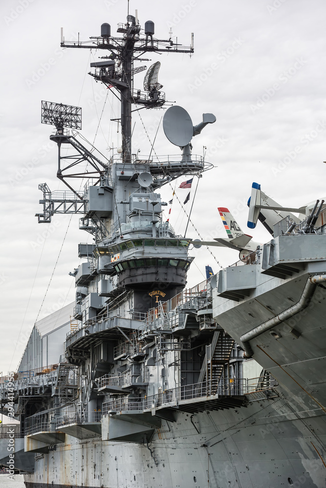 Aircraft carrier USS Intrepid Stock Photo | Adobe Stock