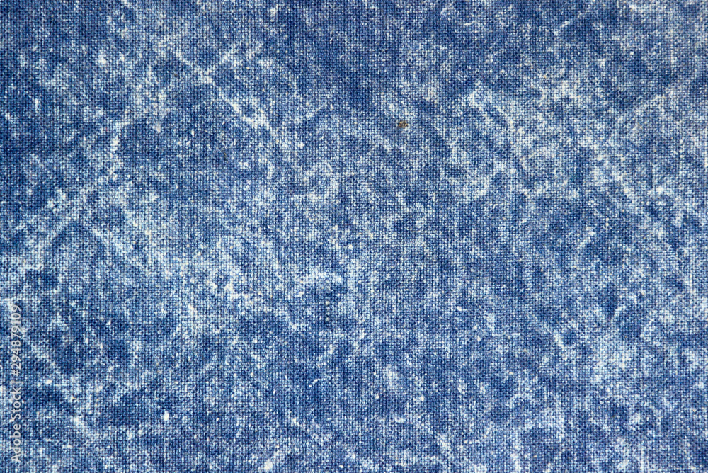 Texture of a blue stone-washed denim fabric Stock Photo | Adobe Stock
