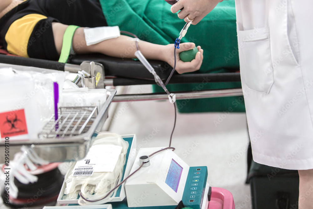 Blood donation, blood transfusion, and check specified concept in ...