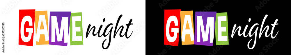Game night Stock Vector | Adobe Stock
