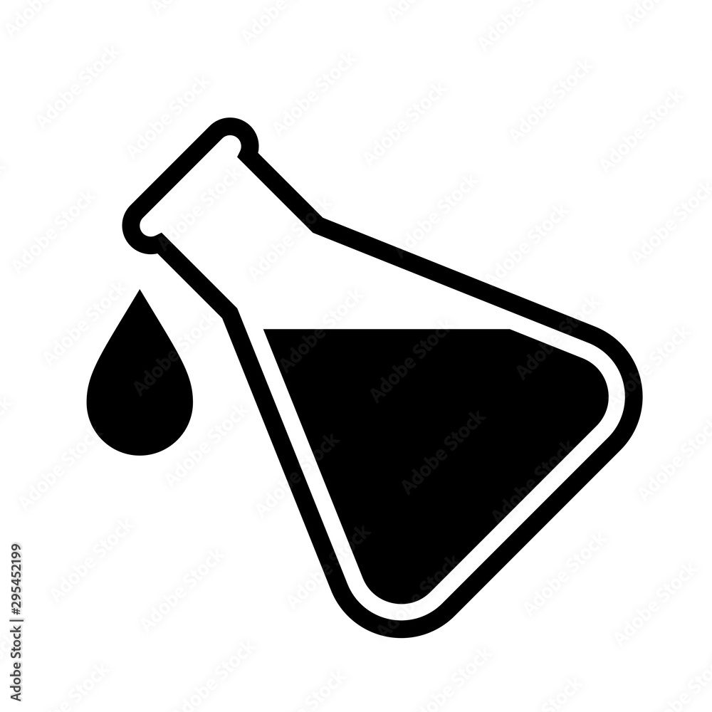 Chemical reagent vector icon Stock Vector | Adobe Stock