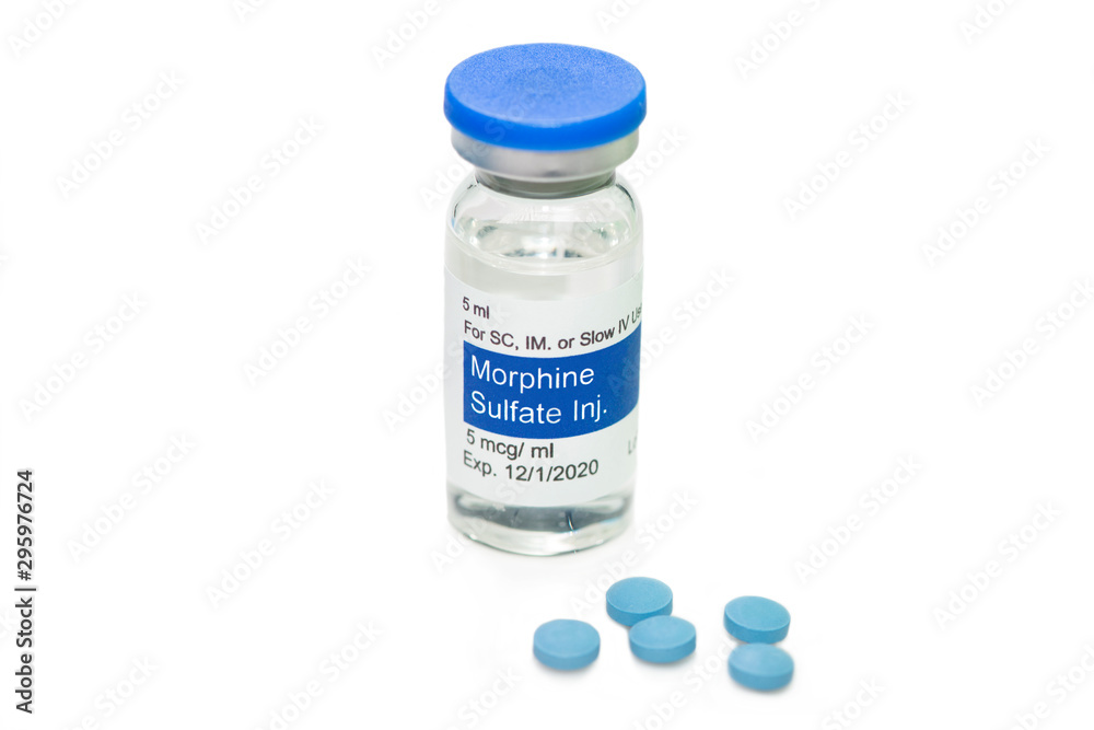 Morphine Sulfate Drug Forms Stock Photo | Adobe Stock
