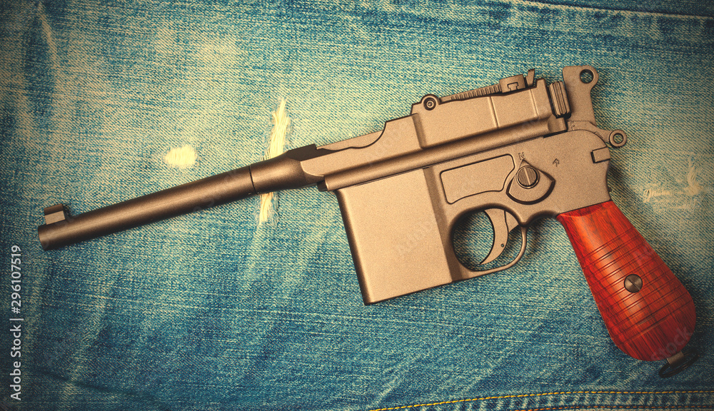 Mauser submachine gun Stock Photo | Adobe Stock