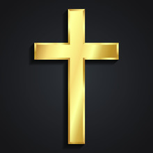 Simple Golden Cross Free Stock Photo - Public Domain Pictures