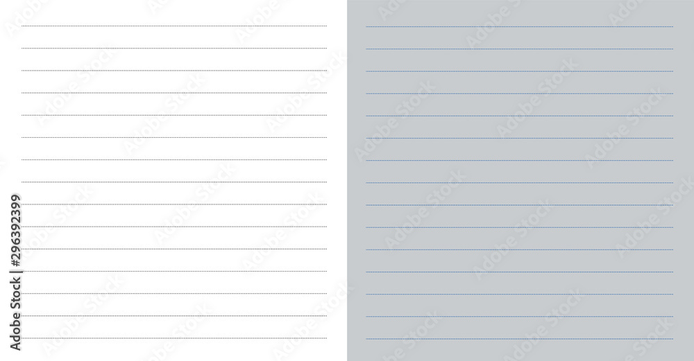 Set 2 horizontal small stroke dotted pattern paper note sheet. Quick ...