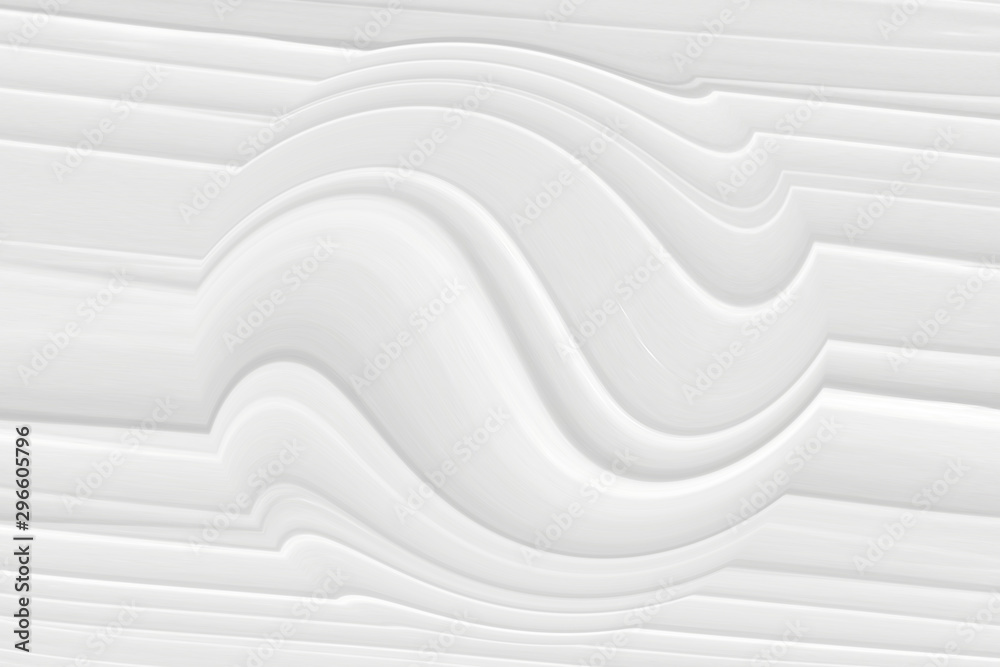 3 d white background with elements in a fantastic abstract design ...