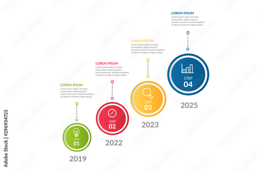 infographic flow chart design . business infographic concept for ...
