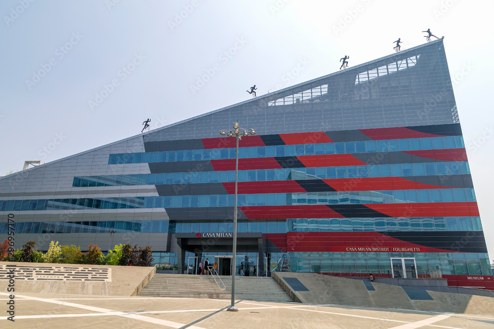 Casa Milan, houses the headquarters of the Milan Football Association ...