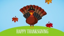 Thanksgiving Turkey Greeting Free Stock Photo - Public Domain Pictures