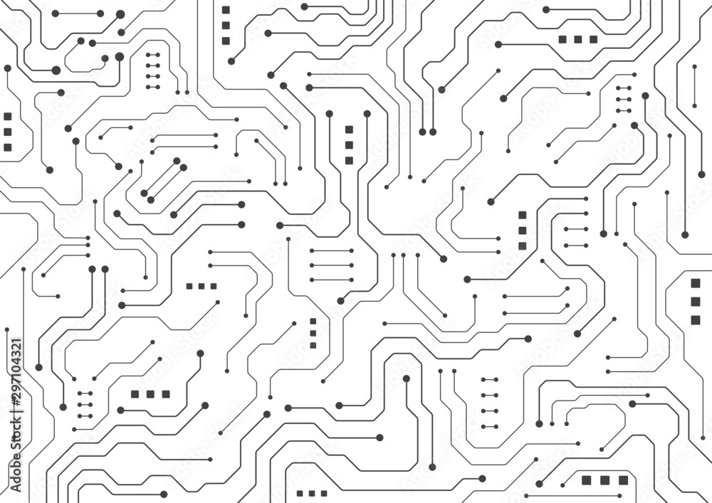 High tech technology geometric Stock Vector | Adobe Stock