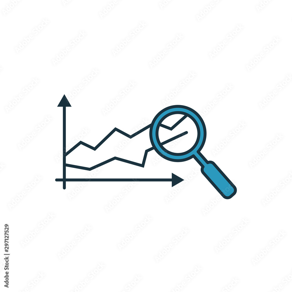 Vector de Stock Predictive Analytics icon set. Four elements in ...