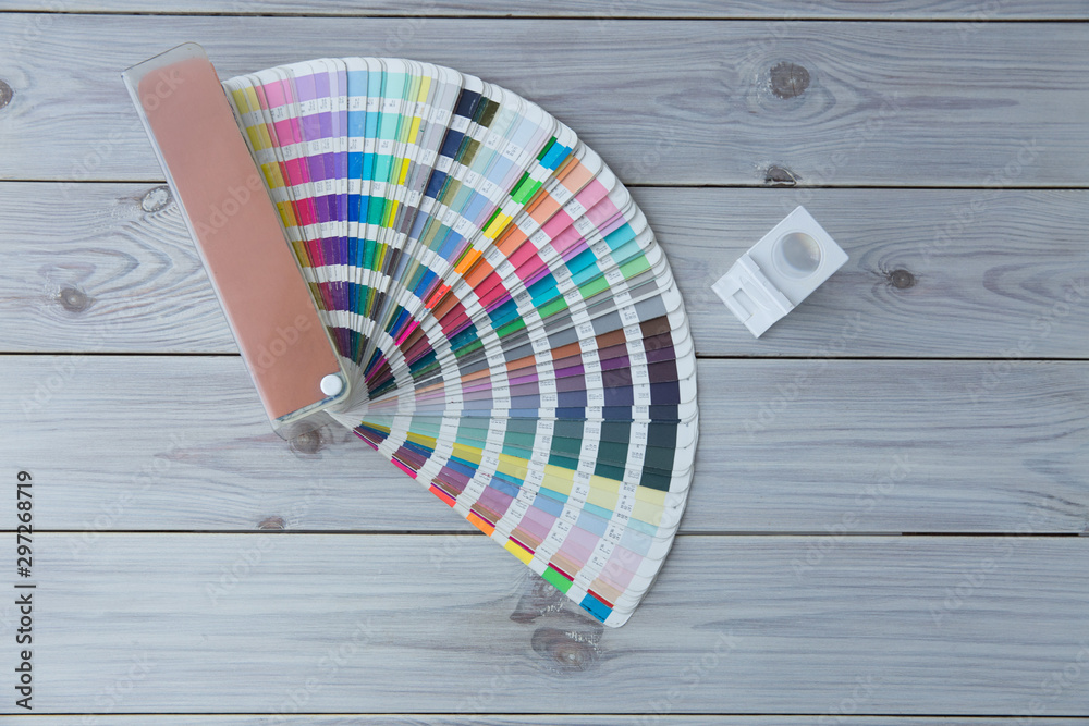 sample colors catalogue pantone or colour swatches book Stock Photo ...