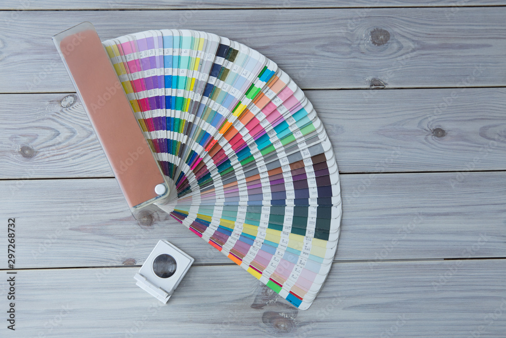 sample colors catalogue pantone or colour swatches book Stock Photo ...