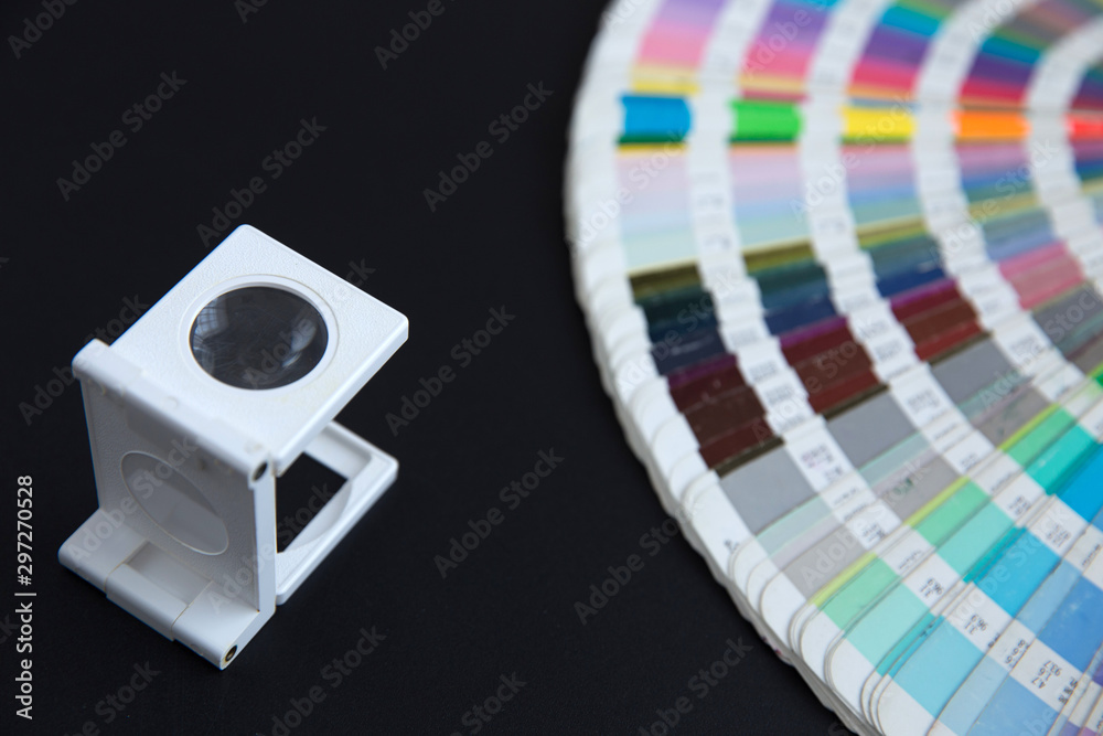 Sample colors catalogue pantone or colour swatches book Stock Photo ...