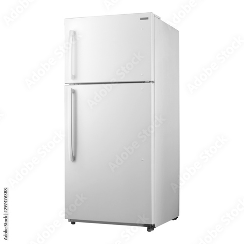 Stainless Steel Fridge Side View