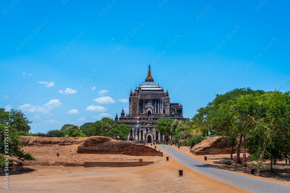 The Travelers go to visit Thatbyinnyu Temple is a famous temple located ...