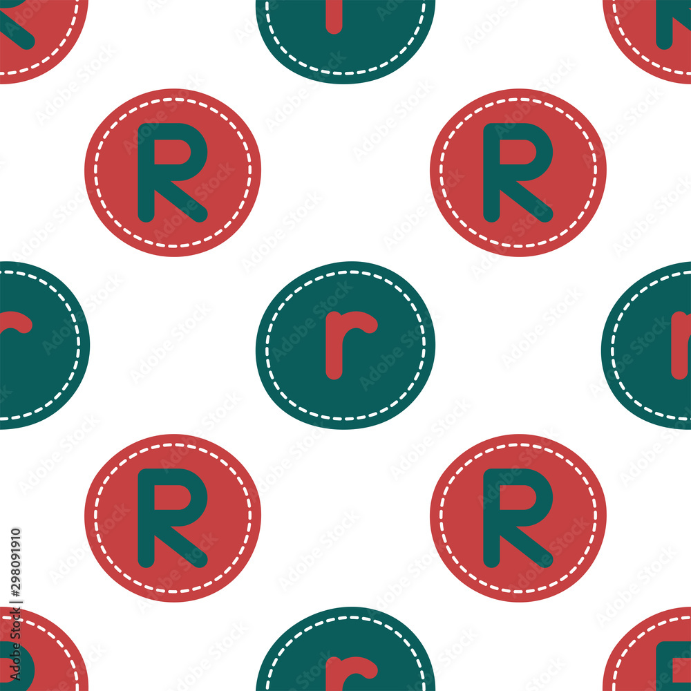 Flat linear design. Seamless texture of the English alphabet. Big and ...