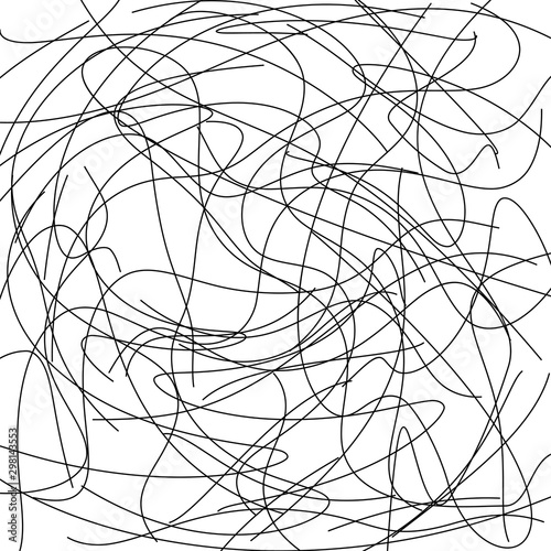 Chaotic Lines, Random Chaotic Lines, Scattered Lines, Random Chaotic ...