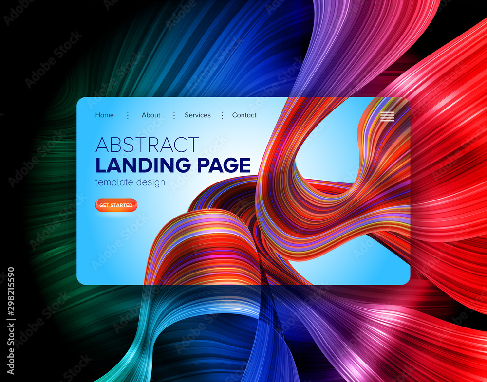 Abstract Distorted Stripe Background Stock Vector | Adobe Stock