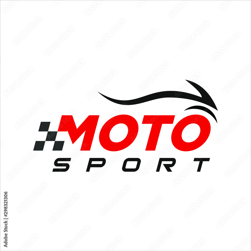 Motorsport logo simple modern corporate design inspiration Stock Vector ...