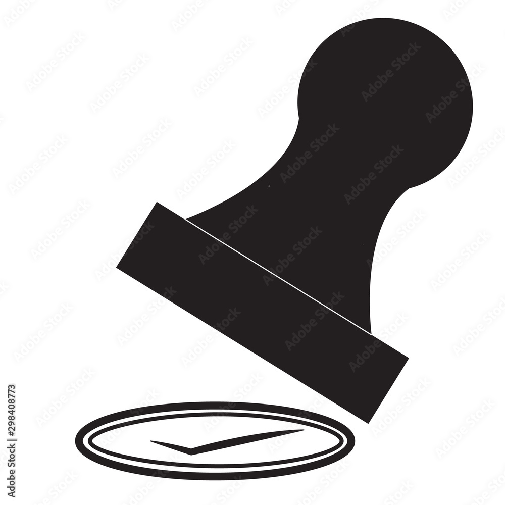 stamp icon on white background. flat style. stamp icon for your web ...