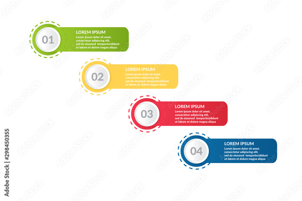 step infographic or process infographic design . business infographic ...