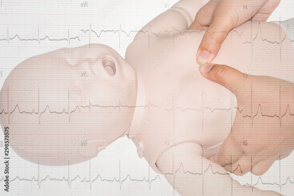 Foto de Stock Education healthcare first aid of CPR training medical ...