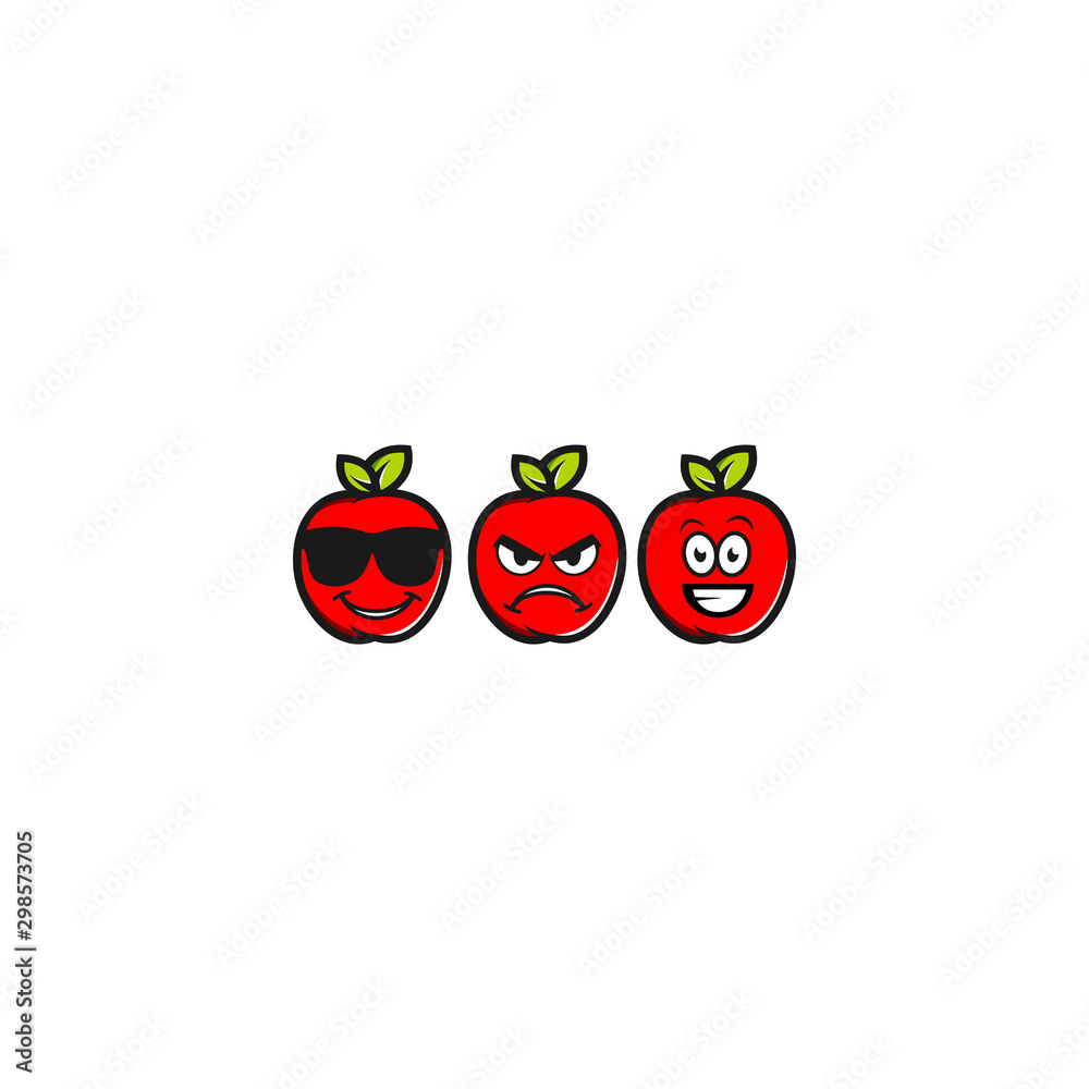 Apple Emoji Emoticon collection, Cartoon characters logo design ...