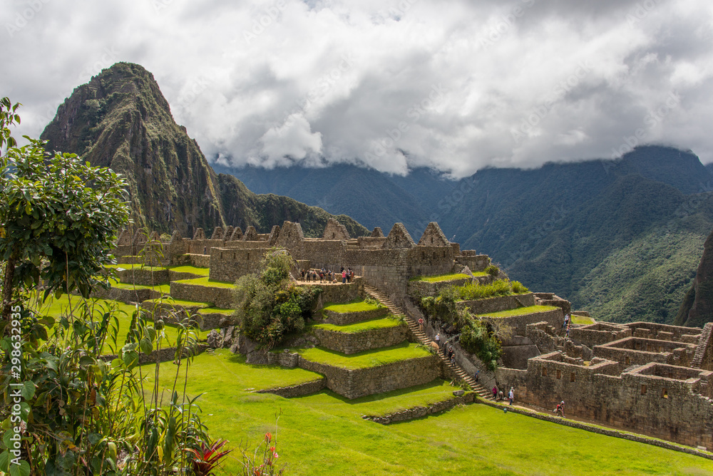 Machu Picchu in Peru is one of the New Seven Wonders of the World Stock ...