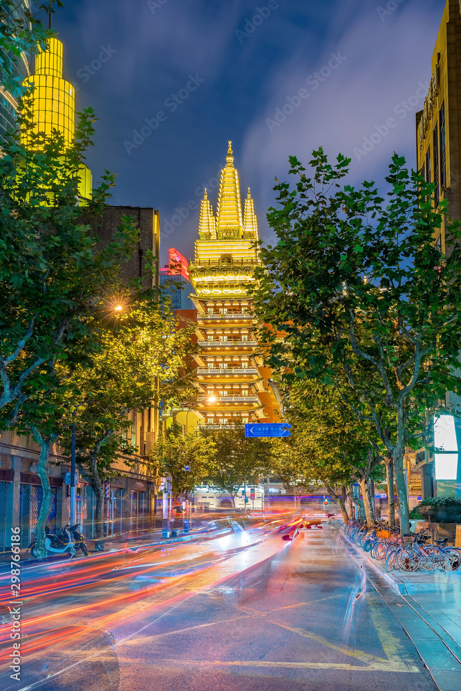 Jing'an Temple is a Buddhist temple on the West Nanjing Road in ...