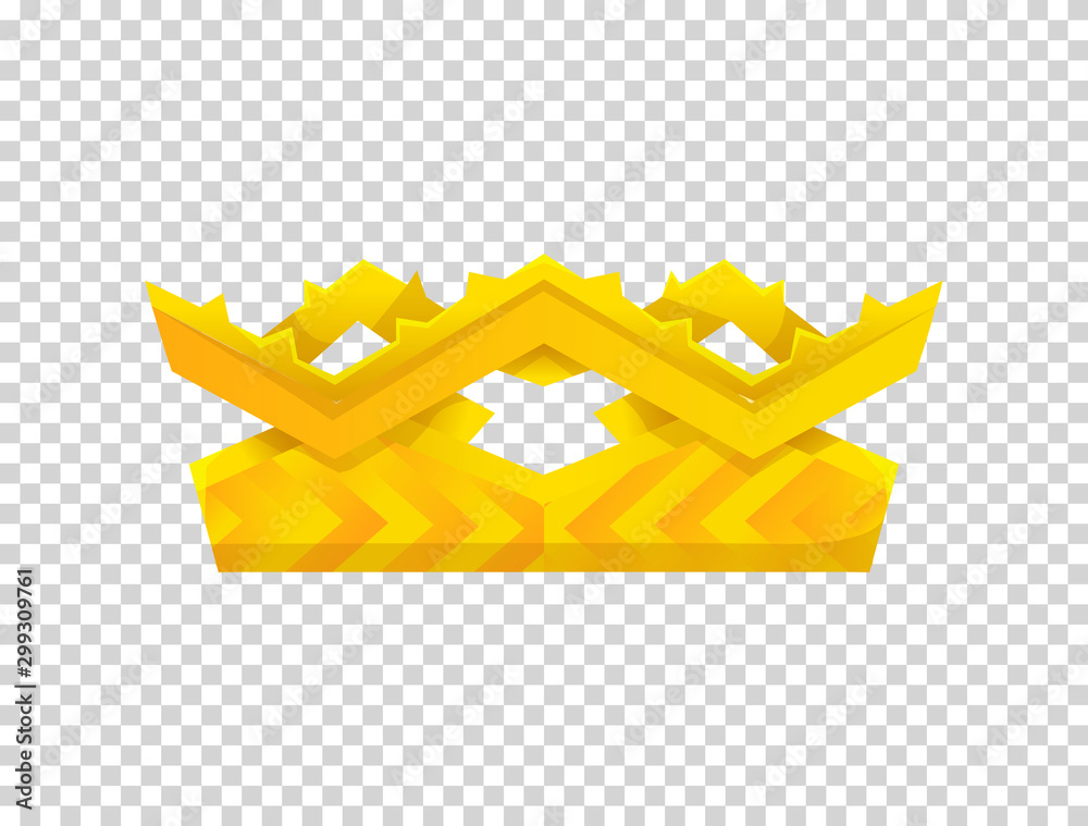 Gold crown icon. Crown awards for winners, champions, leadership ...