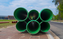 Green Culvert Pipes Free Stock Photo - Public Domain Pictures