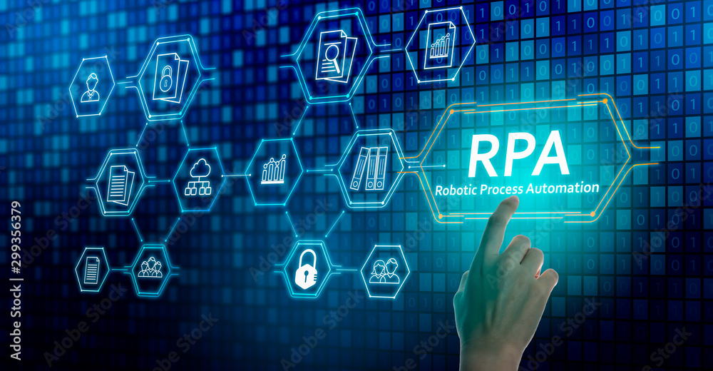 RPA (Robotic Process Automation system),Artificial intelligence , Robot ...