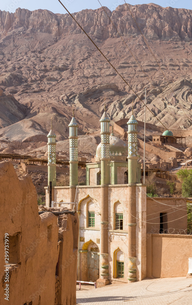 Turpan, China - located along the Tuyugou Valley, and part of the ...